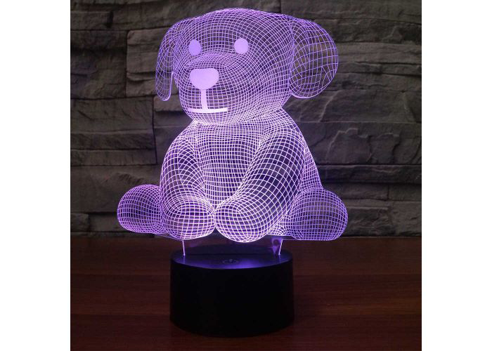 Veilleuse Led 3D en forme de cœur, lampe de chevet, décoration ...