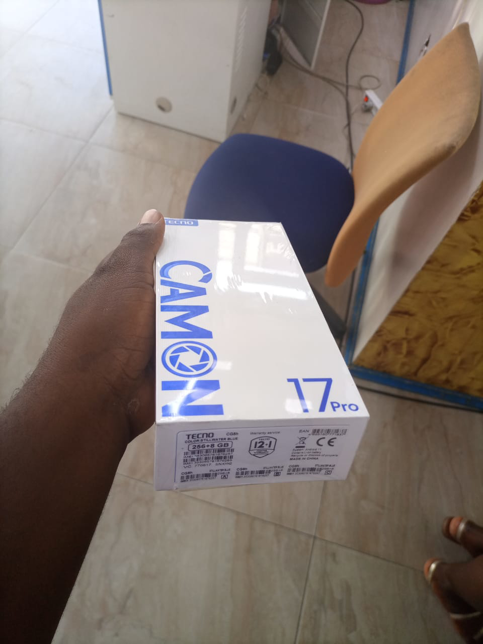 Tecno Camon 17 Pro (CG8)- 6.8 pouces - 64+8+2+2MP 4K/48MP - 256/8Go Ram ...