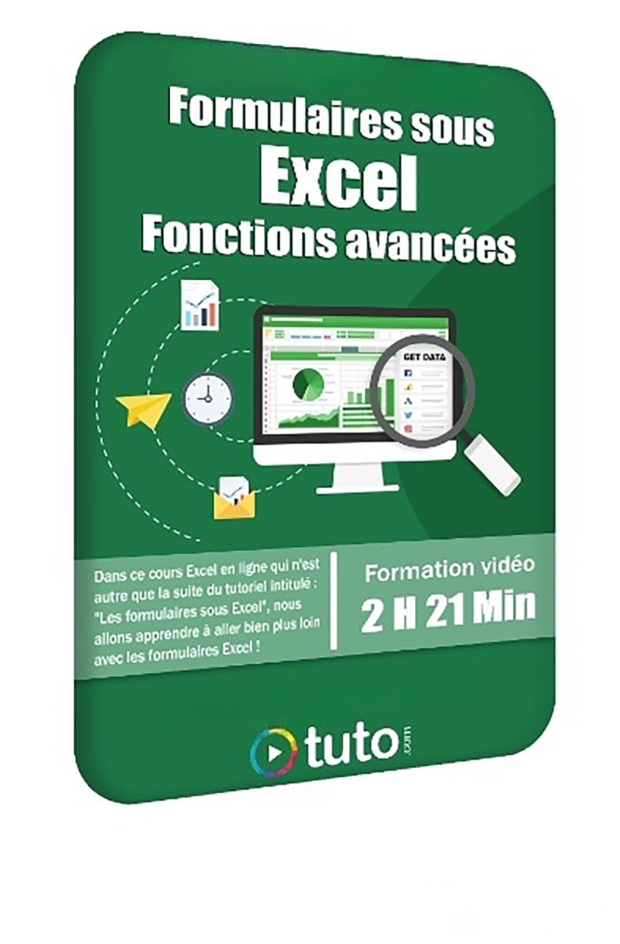 Excel 2016 - Les formules et les fonctions avancées - 3h 25m - 6.2Gb