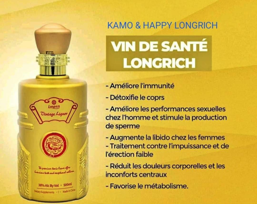 Vin Thérapeutique, Tonnifiant, 500 ml, LONGRICH
