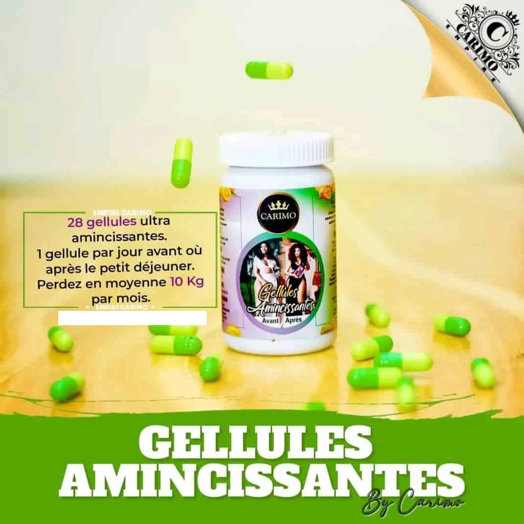 Gellules Amincissantes, Laboratoires Carimo, 28 Gellules