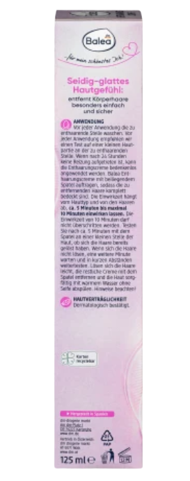 Crème Epilatoire Balea, 125 ml