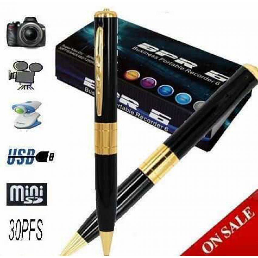 Stylo caméra espion enregistreur portable professionnel 6 Bpr6