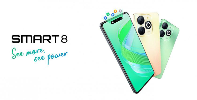 Infinix Smart 8 - 64 GB/3GB RAM - 6.6" - 5000mAh - 13MP/8MP - Dual Nano ...