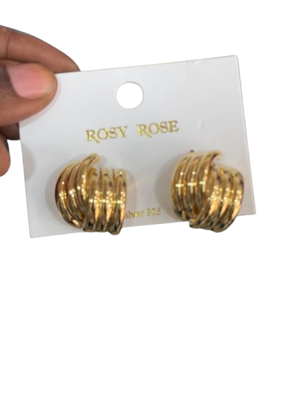 Boucle d'oreilles en plaquet Or de très bonne qualité