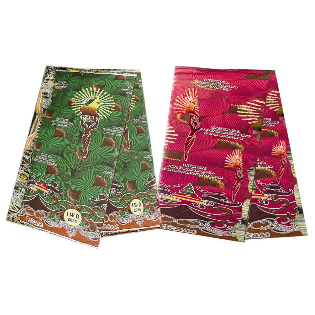 Pagne du 8 Mars 2024 - Demi pagne - Tissu- 3 Yards