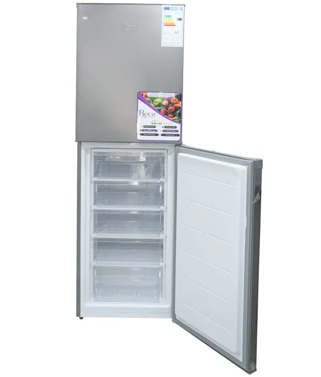 Réfrigérateur combiné - Roch - RFR- 310 DB-L - 246 Litres - Gris ...