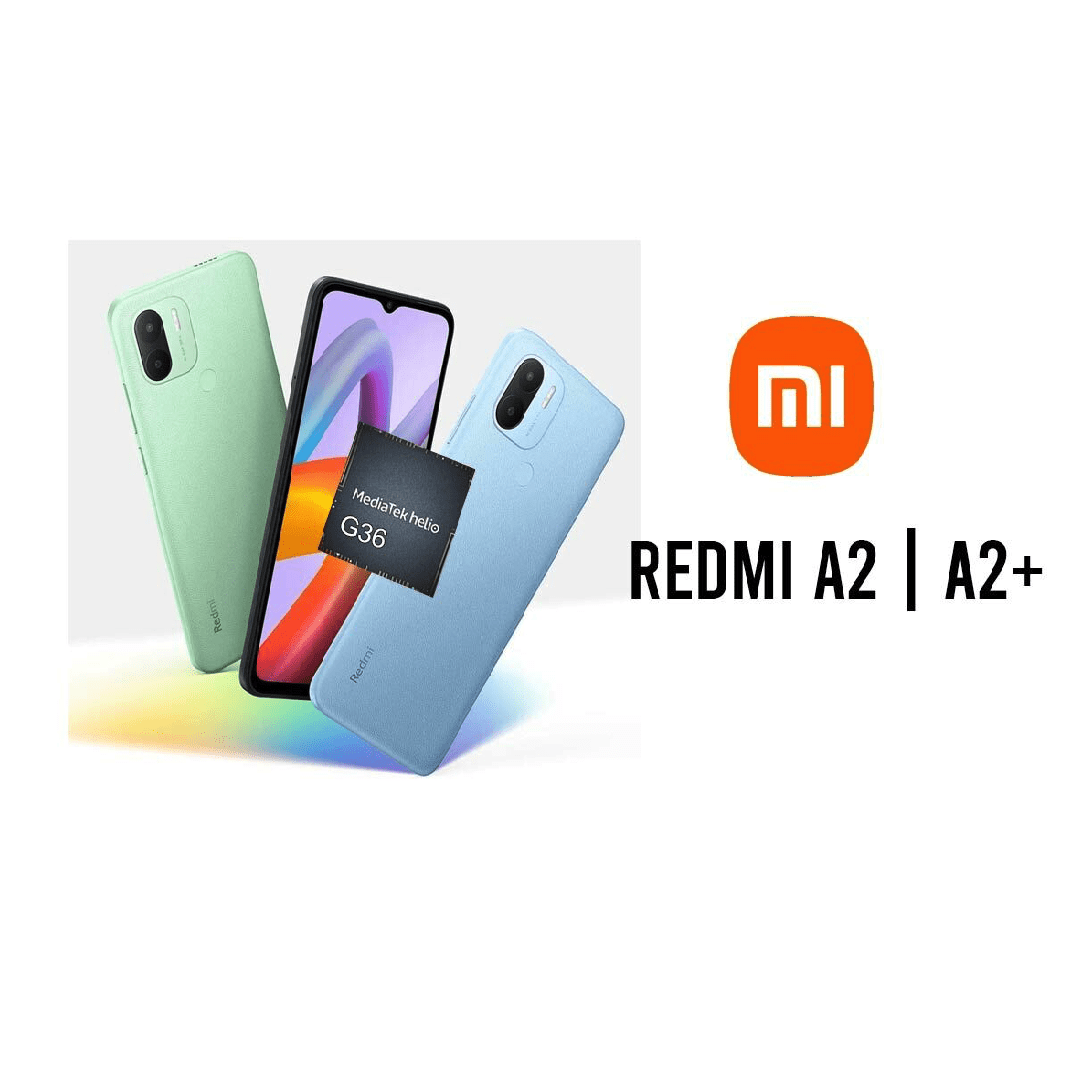 Redmi A2+ – 128/4+3 Go – 5000mah – 6.56″ – 8MP/2MP – Garantie 12 Mois
