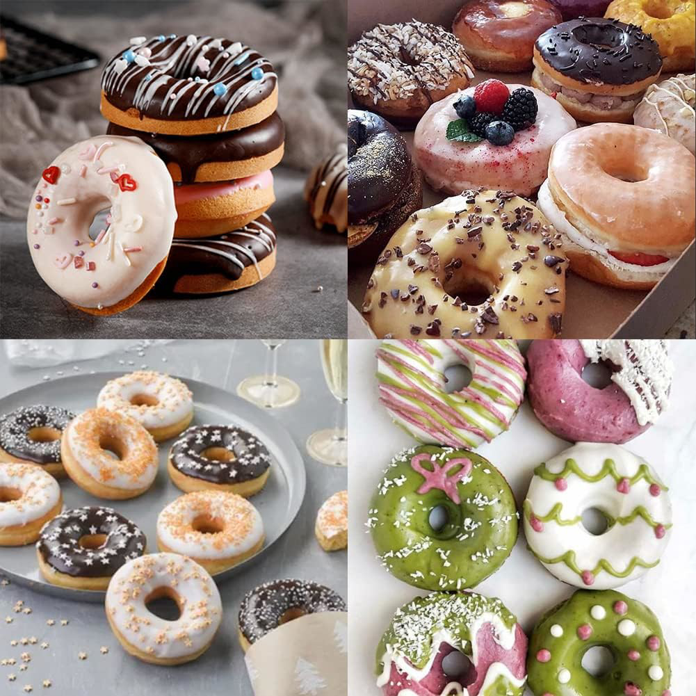 Moule à Donut en Silicone, 8 Trous Silicone Plateau Gâteau Bâton Mould ...