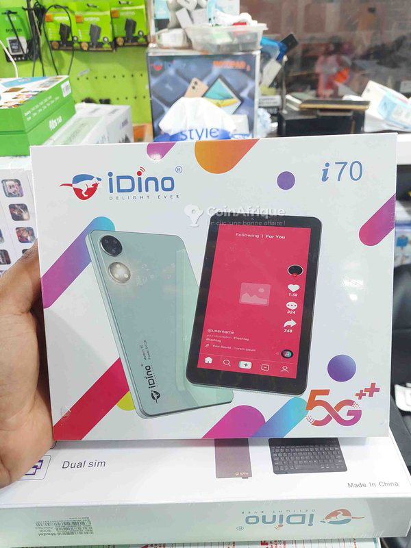 Tablette Idino -I70 - 4GB ROM / 128GB ROM- 3 mois de garantie