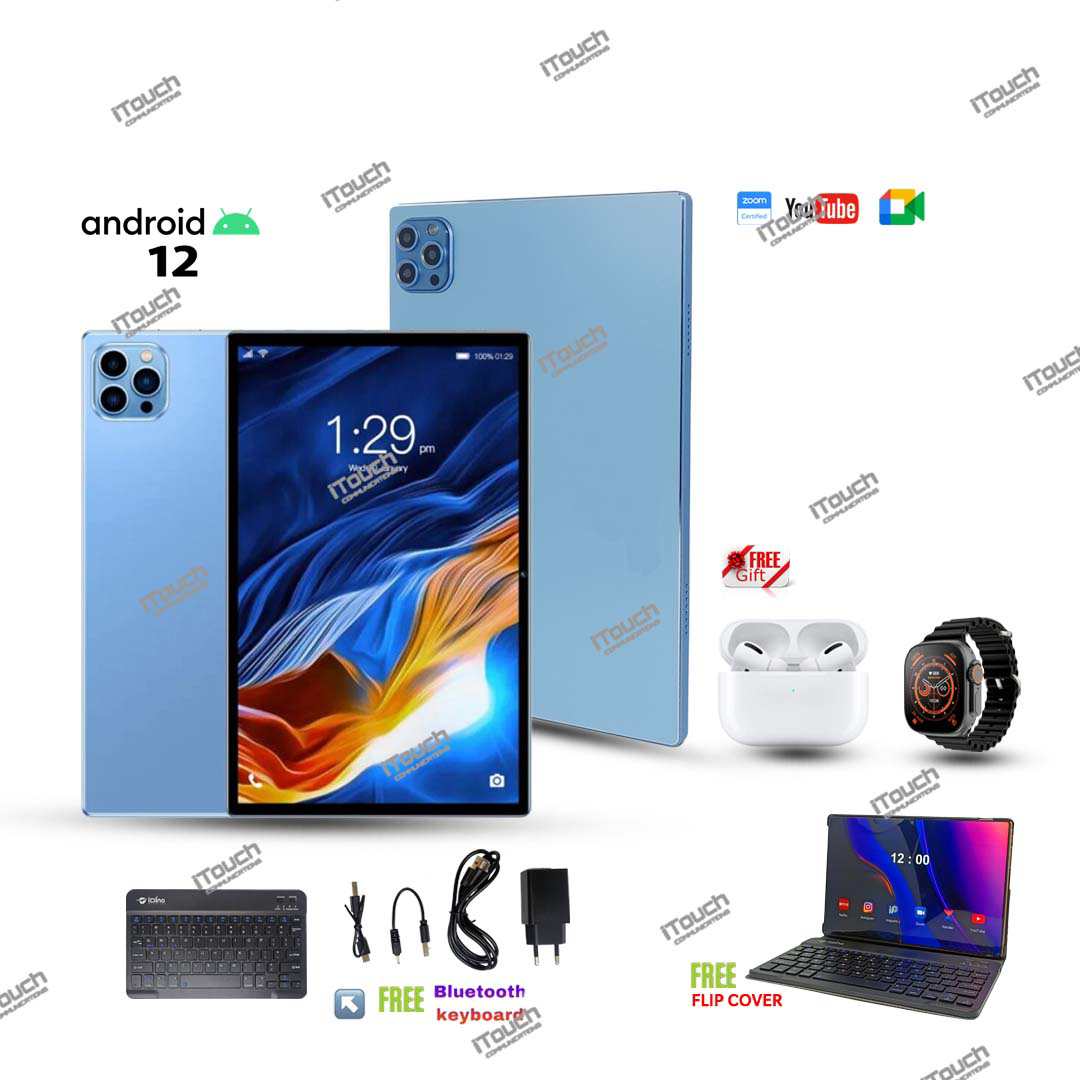 Tablette Idino Notebook7 - 10,1" - 128Go Rom / 6 Go Ram - Dual Sim + Clavier Écouteurs - 3 mois ...