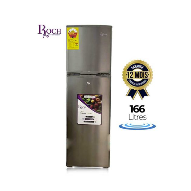Réfrigérateur Roch - RFR - 190T-B - 166L - Gris -06 Mois