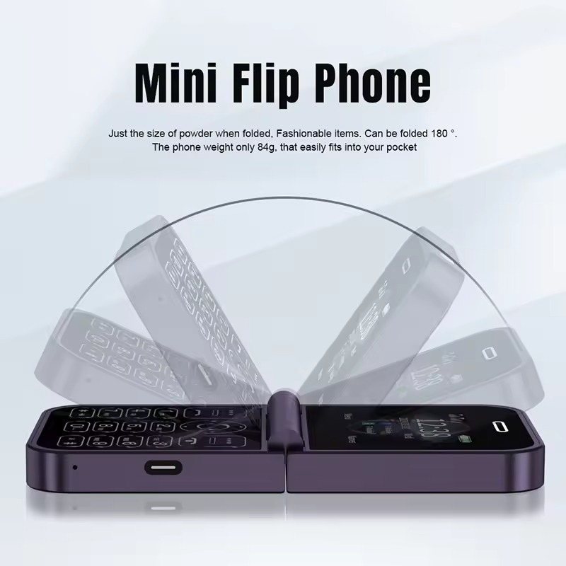 F15 MINI - petit téléphone portable pliable - Dual Sim - 2.8'' - Camera ...