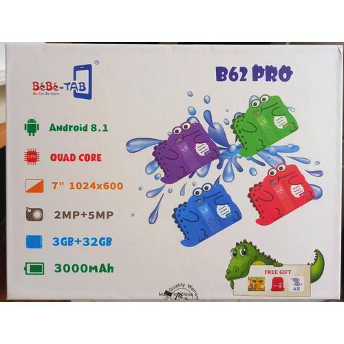 BEBE TAB B62 Pro - 3/32Go - 3.000mAh-7 Pouces-Tablette éducative