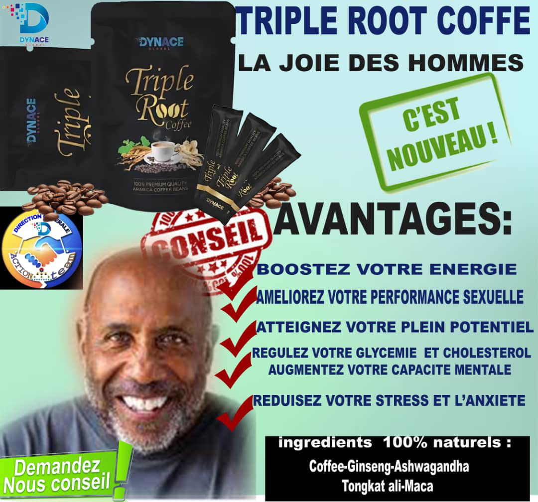 DYNACE, TRIPLE ROOT COFFE, 10 Sachets
