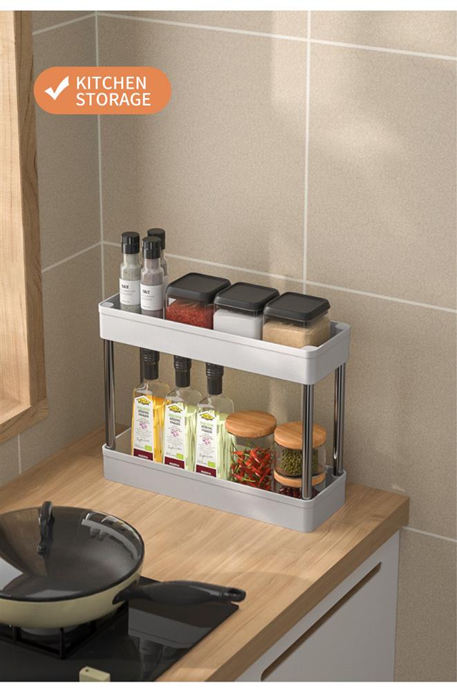 Étagère de rangement pour salle de,cuisne; bains, 2/3/4 niveaux, mince ...